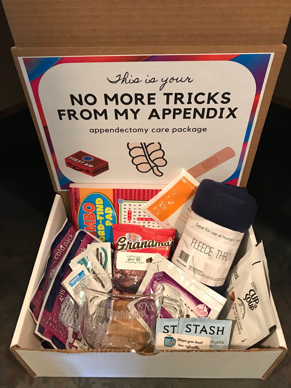 Appendectomy Care Package - Etsy
