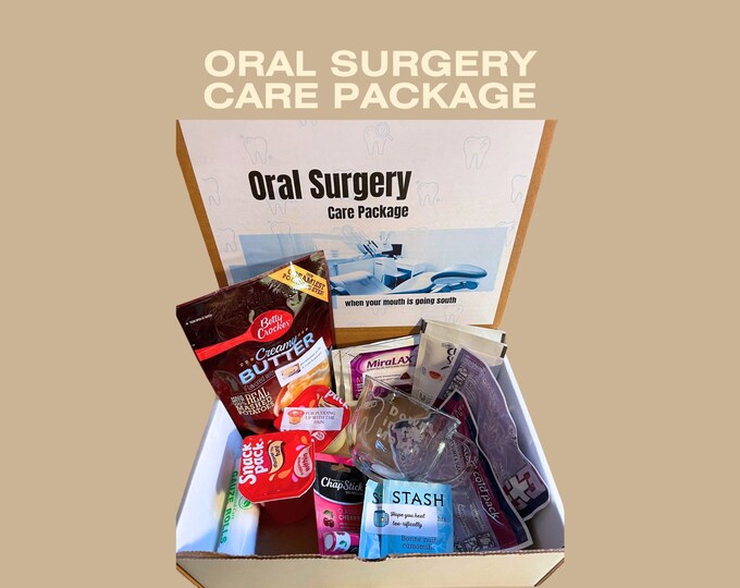 Oral Surgery Care Package - Etsy
