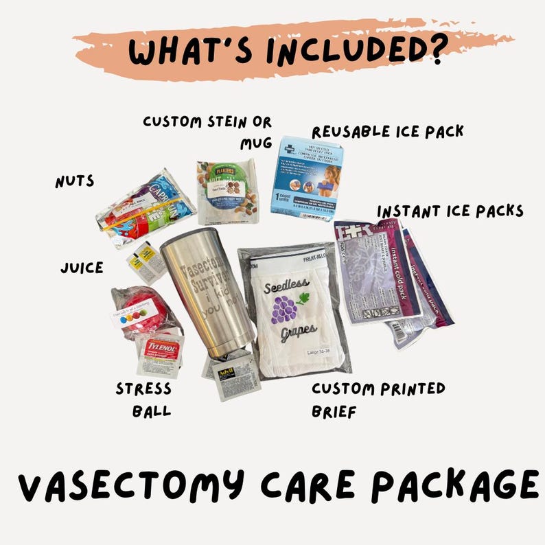 Vasectomy Care Package - Etsy