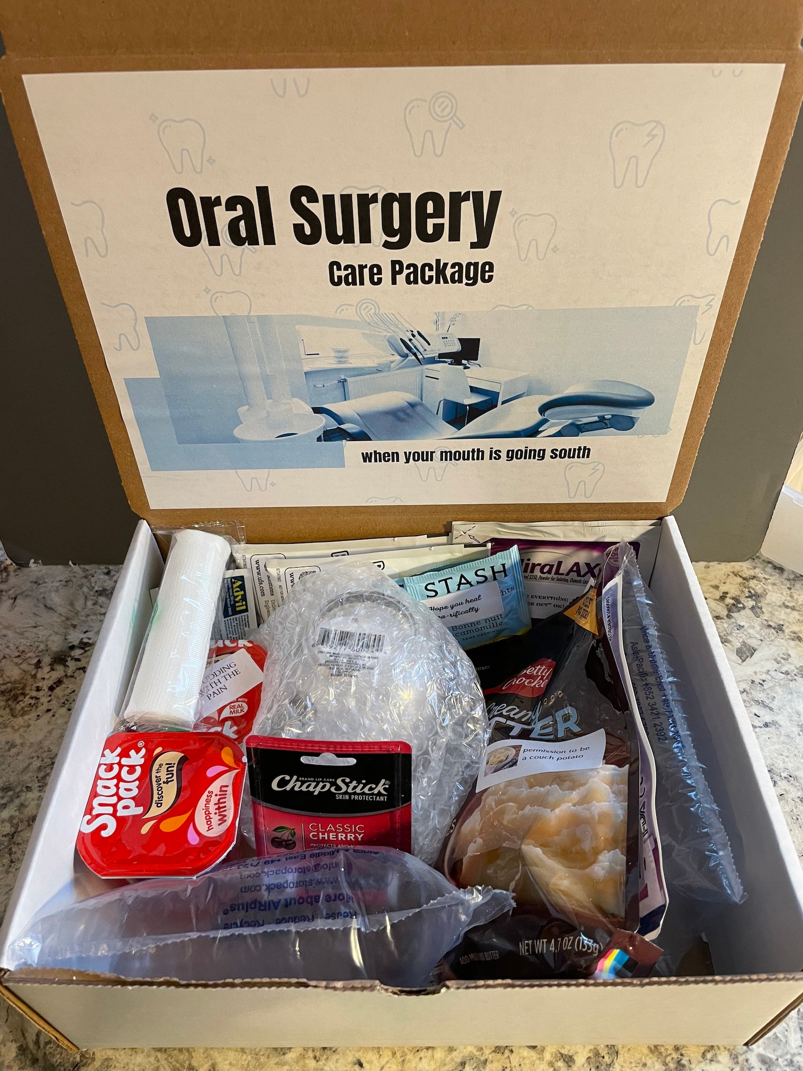Oral Surgery Care Package - Etsy