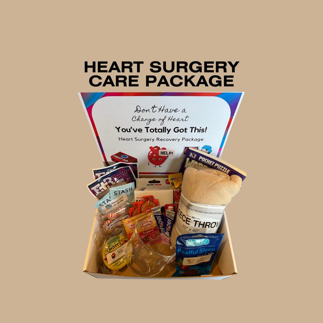 Heart Surgery Care Package - Etsy