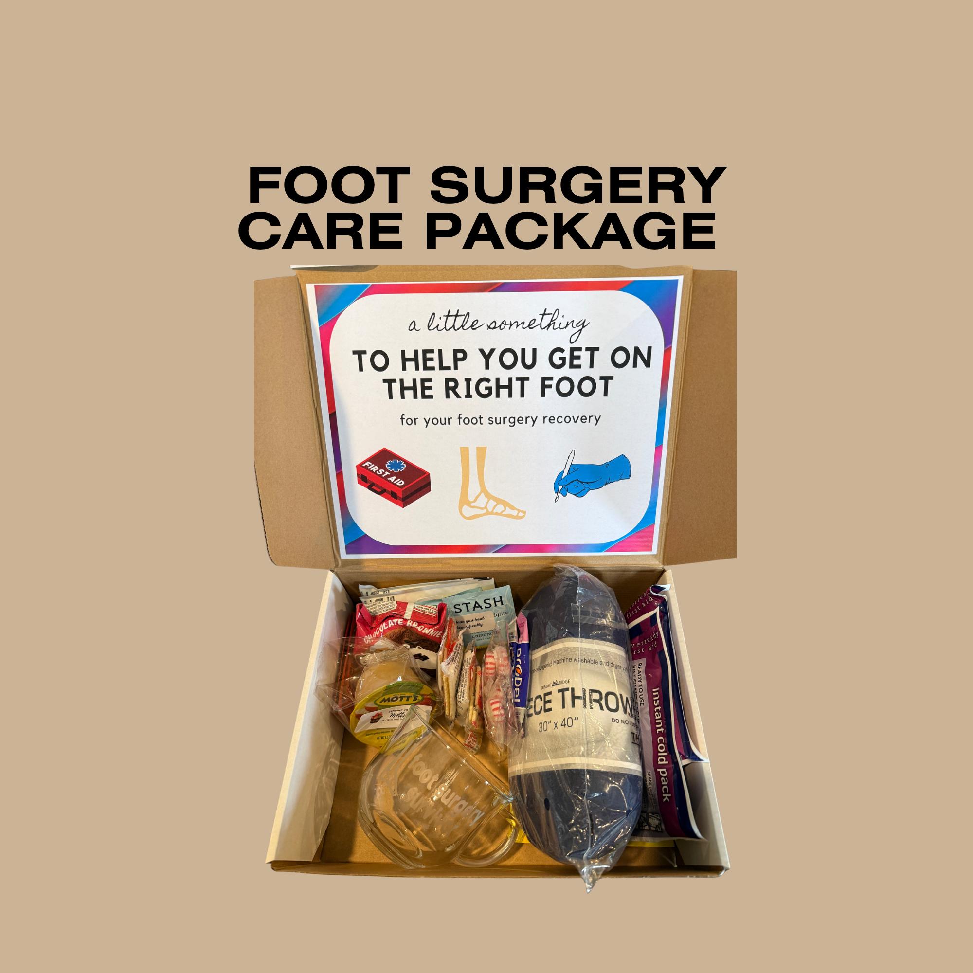 Foot Surgery Care Package - Etsy