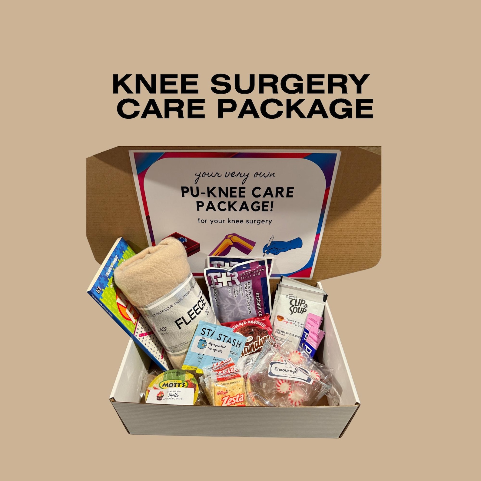 Knee Surgery Care Package - Etsy