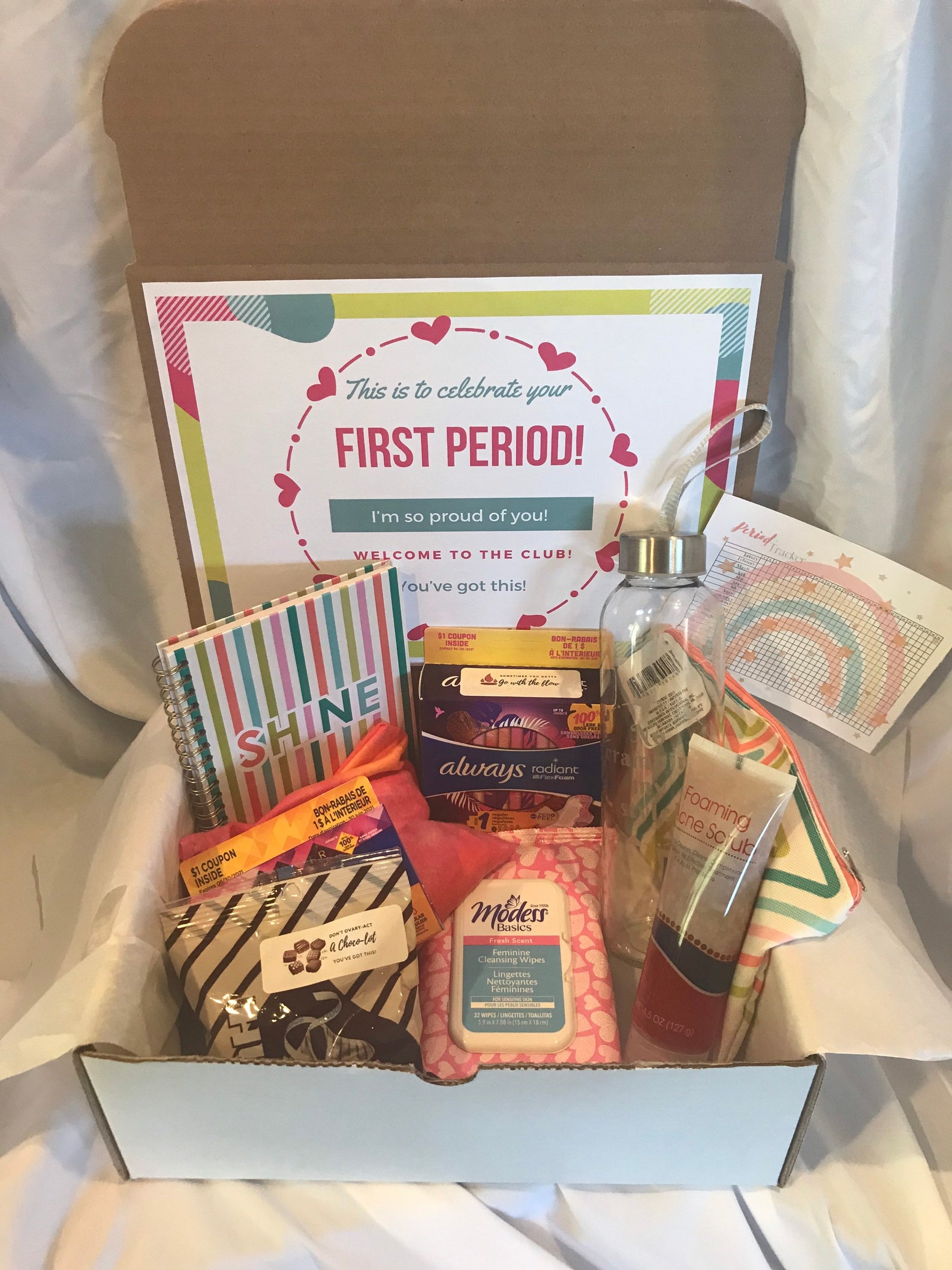 First Period Care Package | Etsy