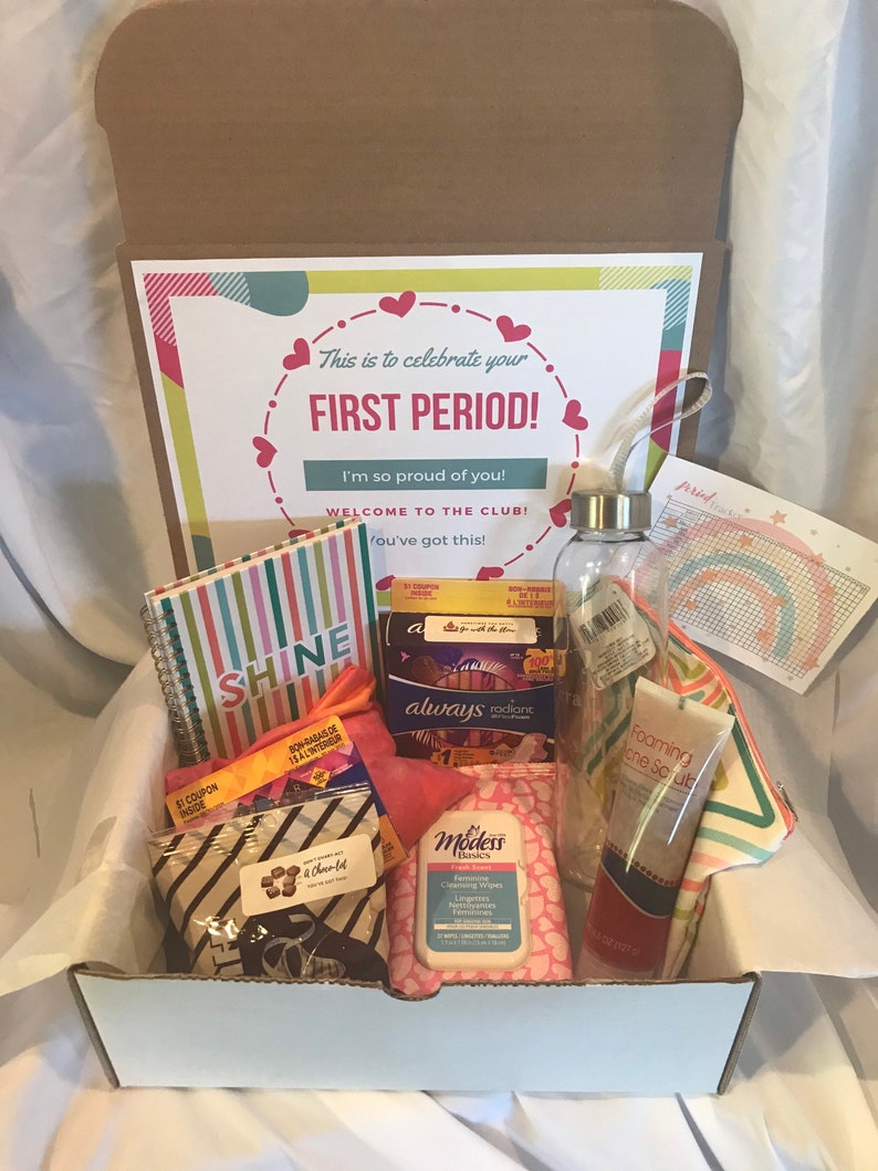 First Period Care Package | Etsy