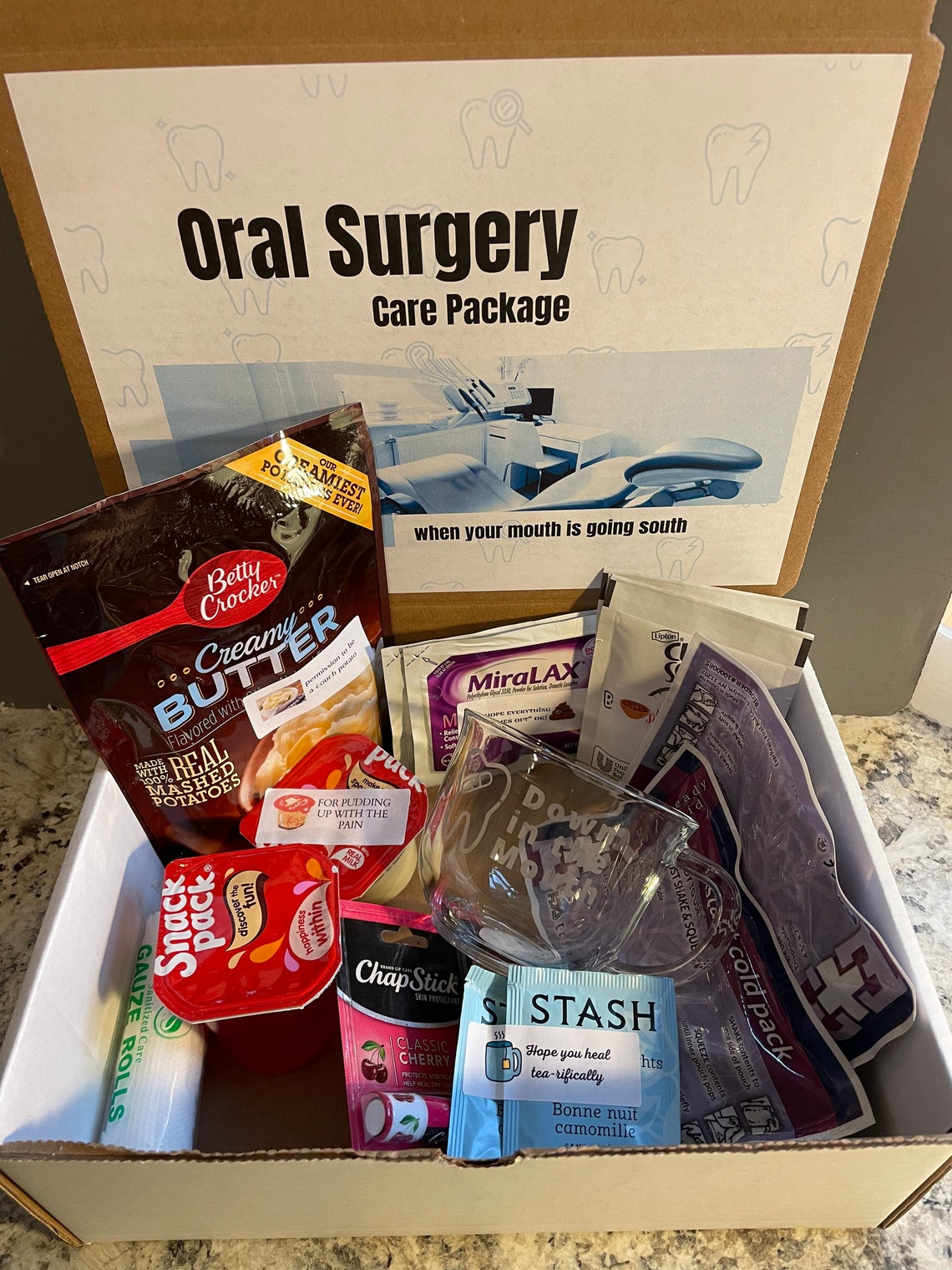 Oral Surgery Care Package - Etsy