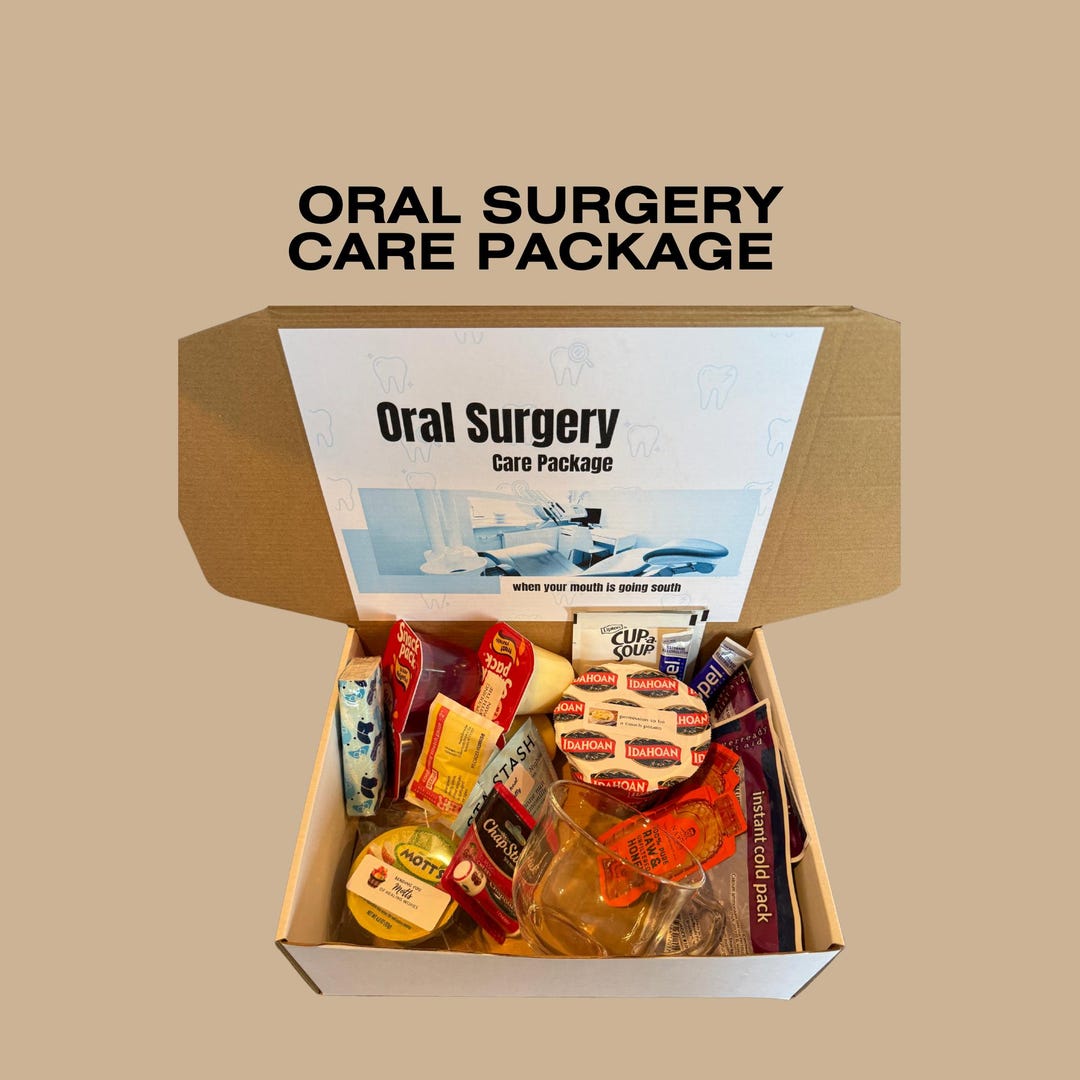 Oral Surgery Care Package - Etsy