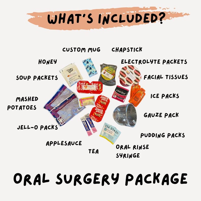 Oral Surgery Care Package - Etsy