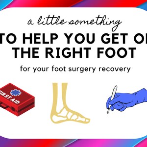 Foot Surgery Care Package - Etsy