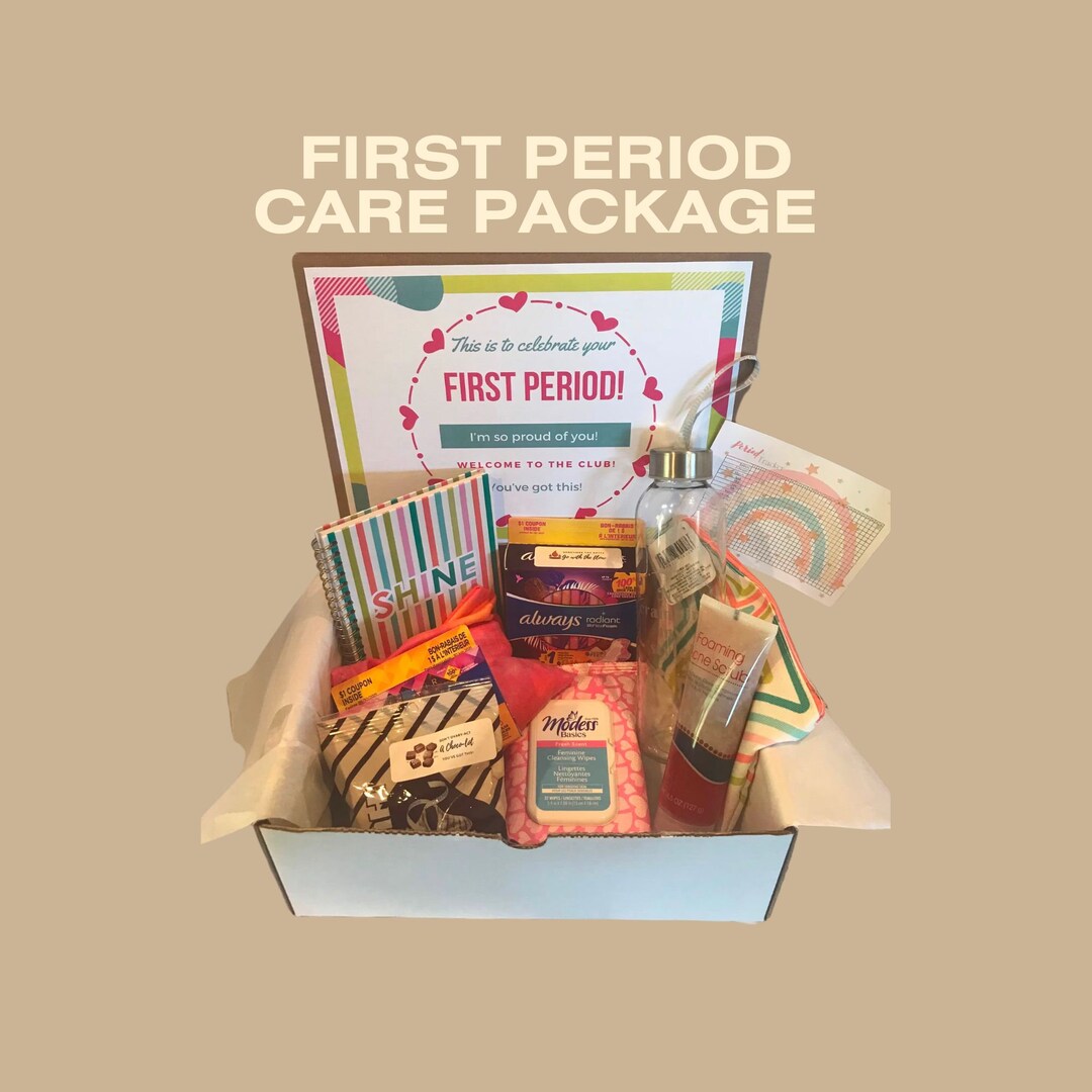 First Period Care Package - Etsy