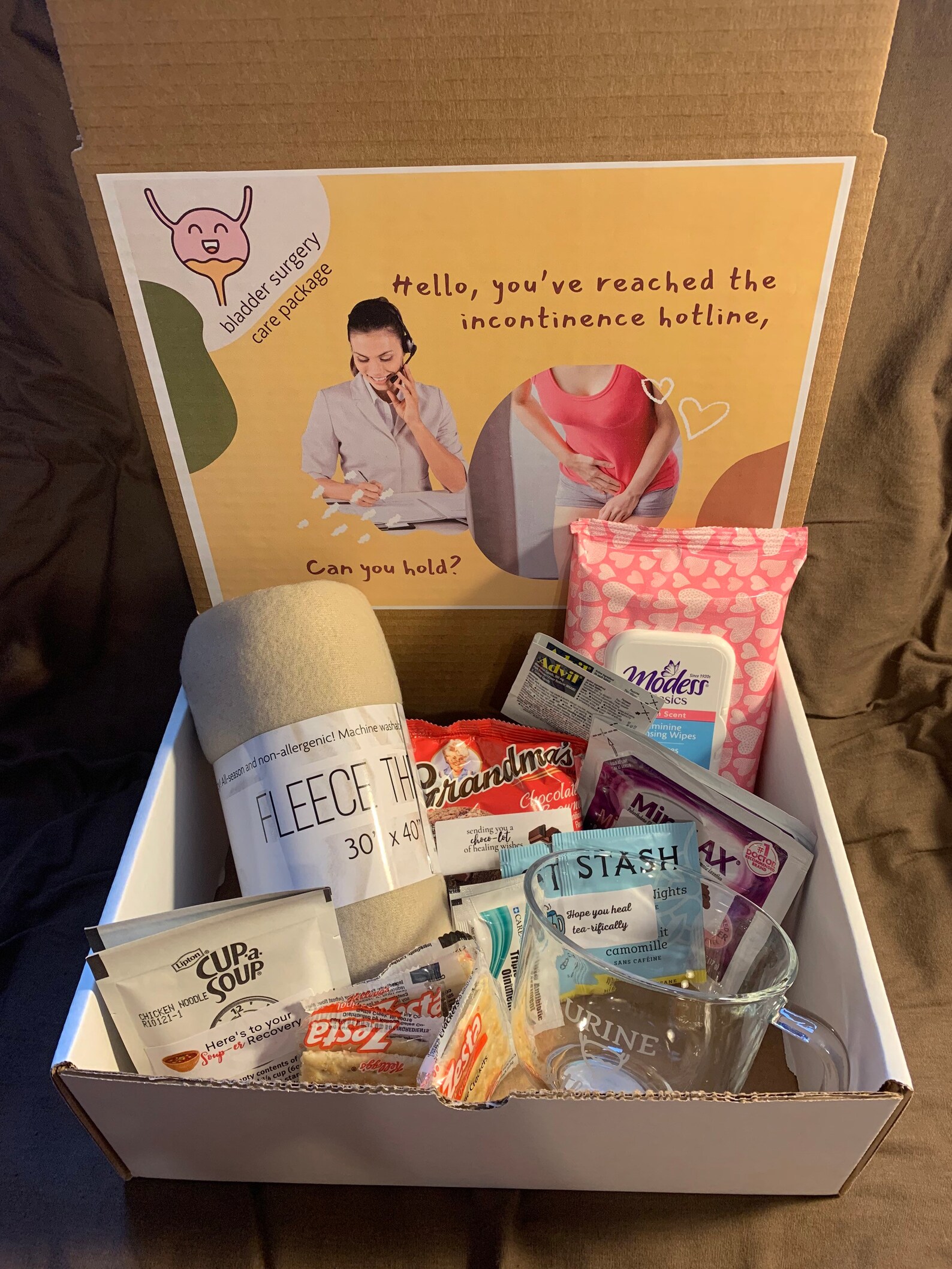 Bladder Surgery Care Package - Etsy