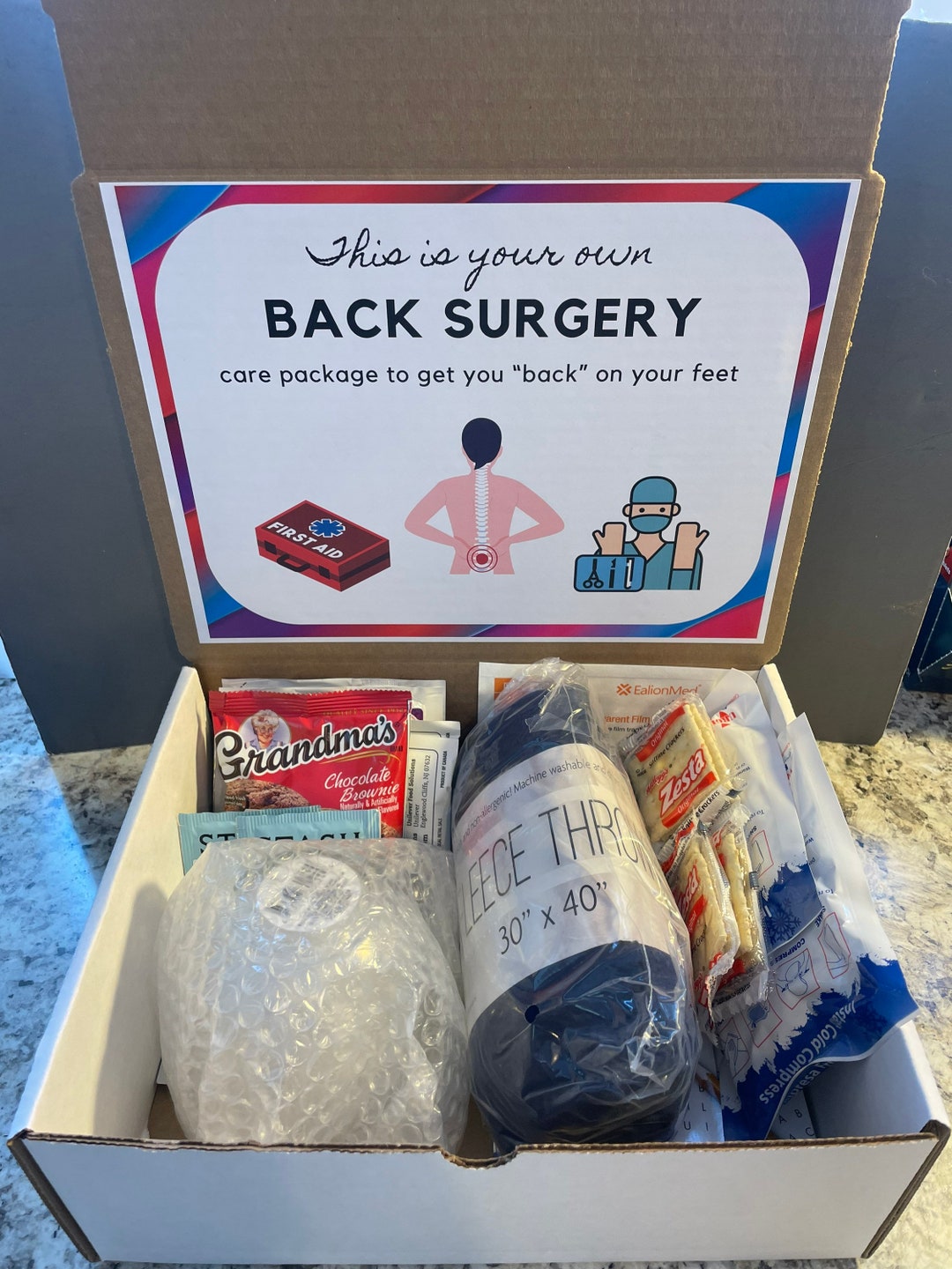 Back Surgery Care Package - Etsy