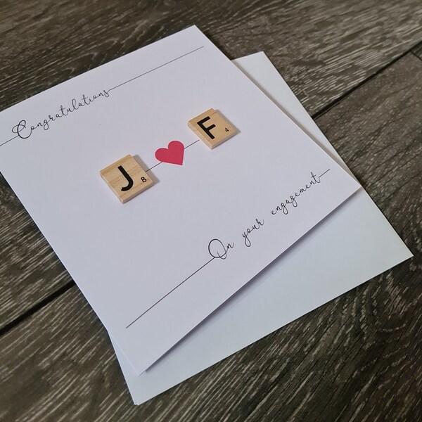 Scrabble Card - Etsy