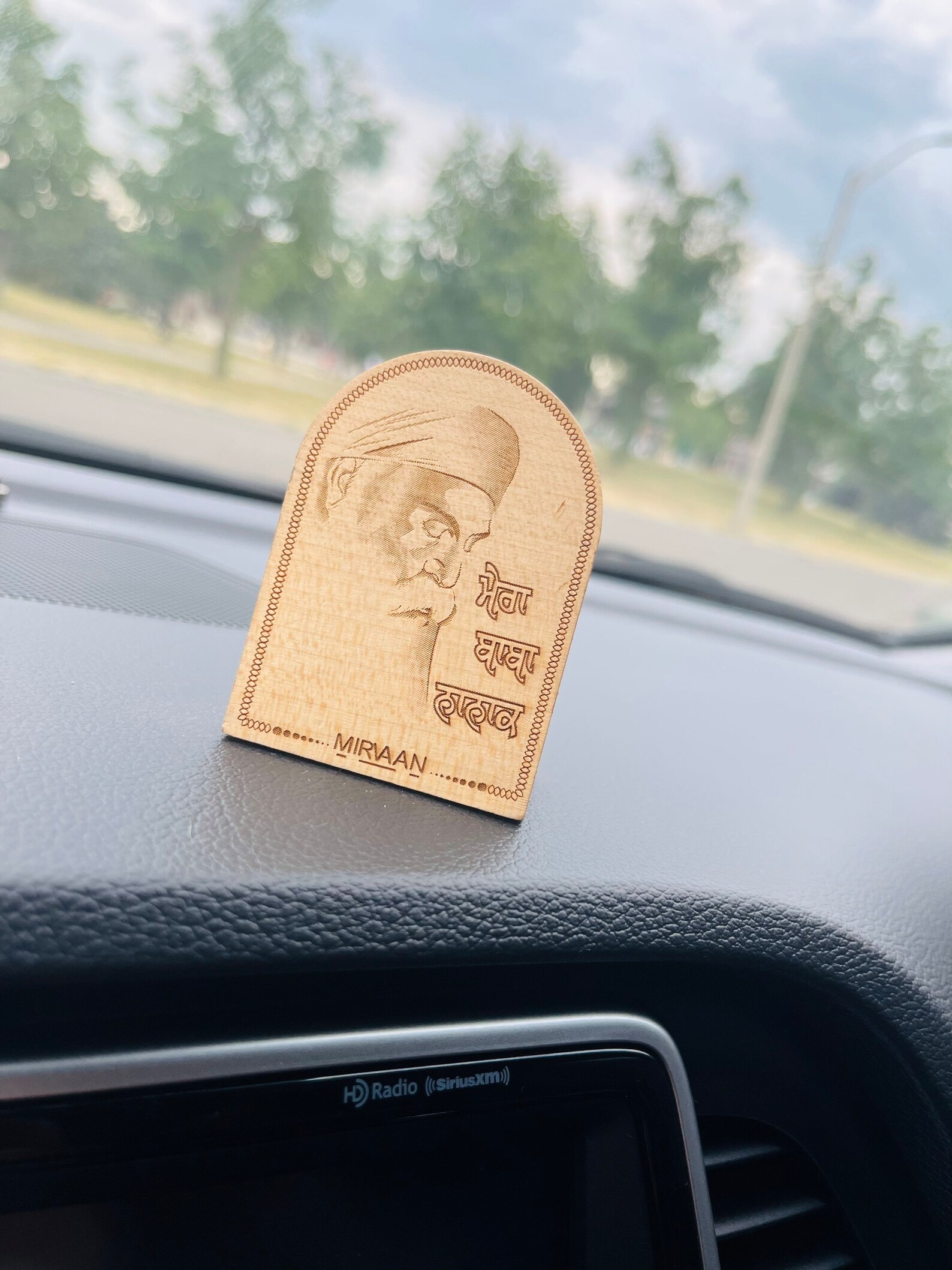 Sikh Car Dashboard Decor | Baba Nanak | Waheguru Ji Ka Khalsa Waheguru ...