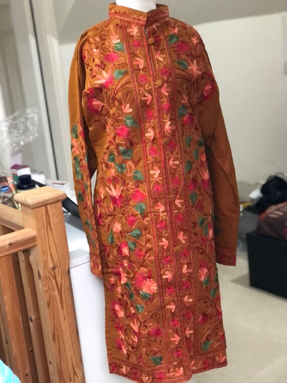 Embroidered Jacket for women Kashmiri jacket Embroidered | Etsy