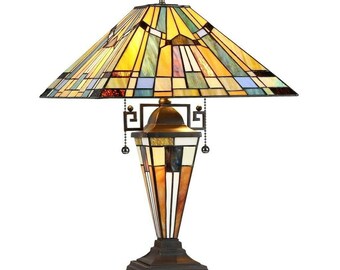 Mission Style Table Lamp | Etsy