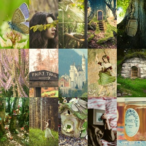 Cottagecore/fairycore Aesthetic Photo Wall Collage Kit | 60pcs (digital ...