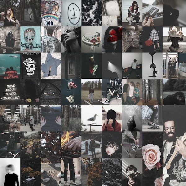 Grunge Collage Kit - Etsy