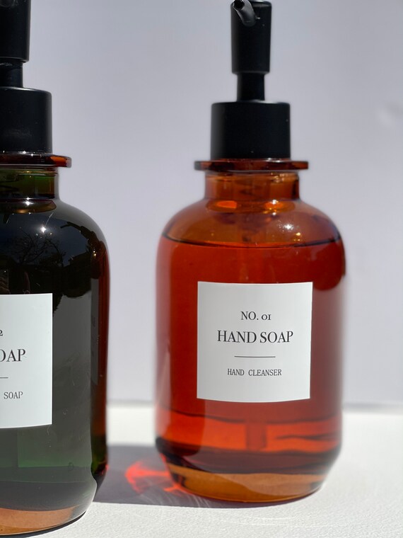 Modern Soap Labels Bathroom Organization Labels Personal | Etsy