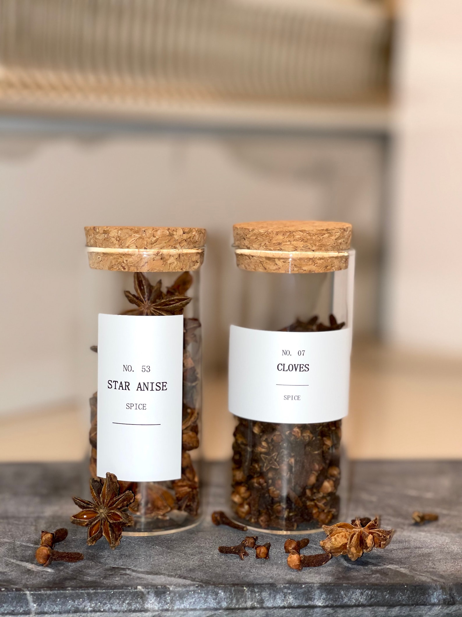 Minimalist Spice Labels • Spice Labels • Home Organization • Durable ...