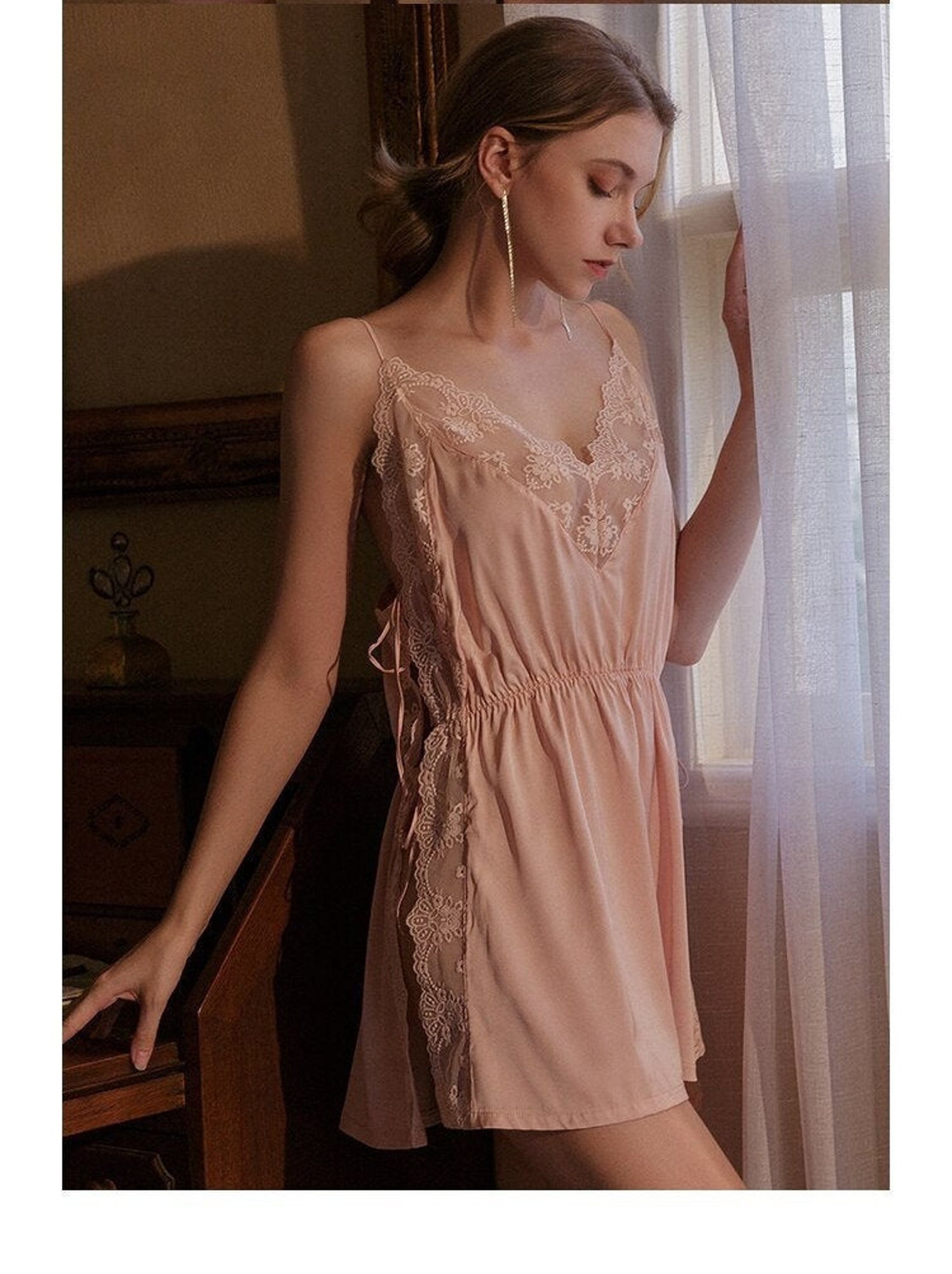 Erotic Lingerie Dress Satin Sexy Sheer Lingerie Vintage Etsy Erotic Lingerie Dress Satin Sexy Sheer Lingerie Vintage Etsy