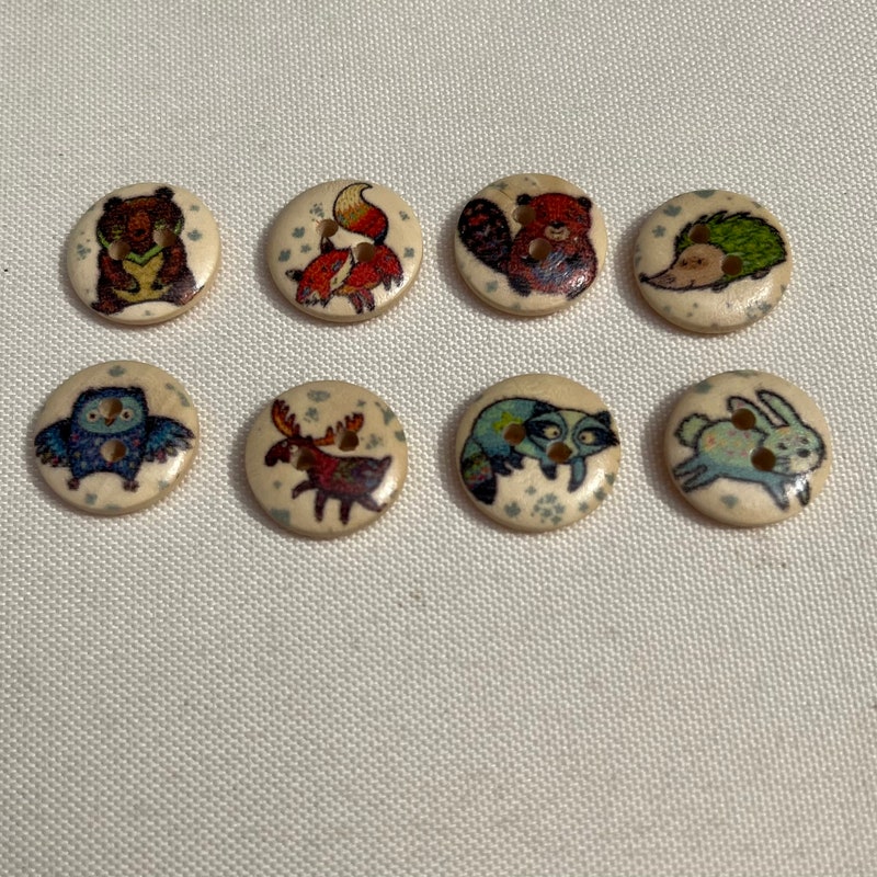 Animal Buttons - Etsy UK