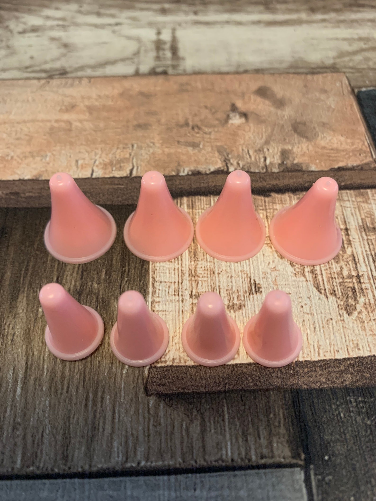 Knitting Needle Point Protectors Stopper Cone Shaped Pack of 8 Knitting ...