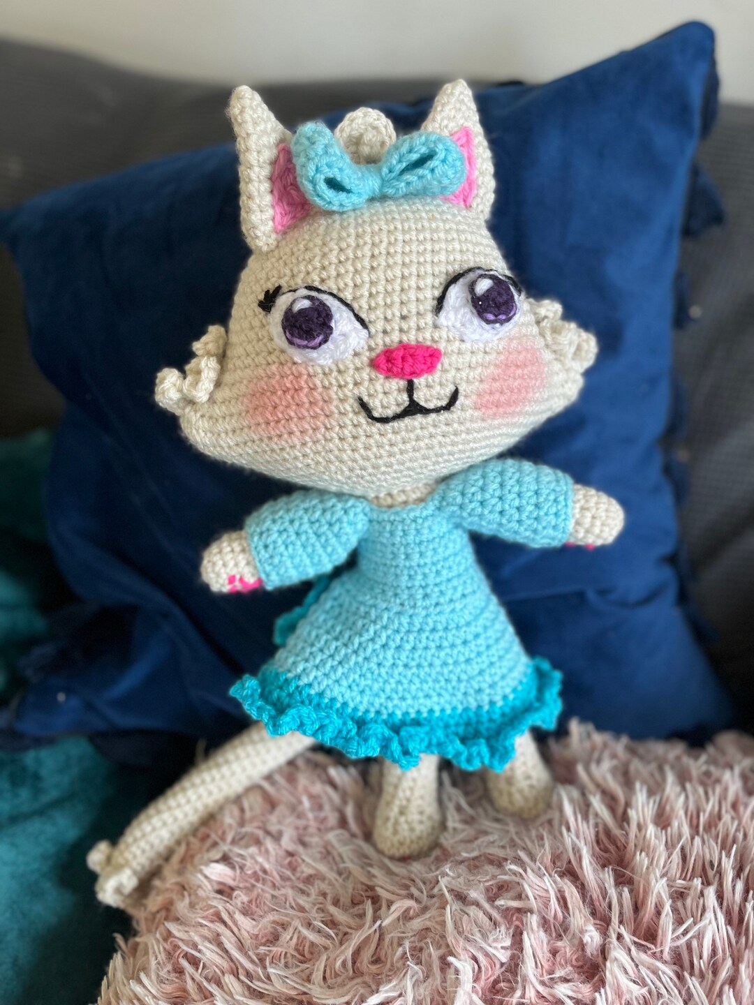 Fluffy Flufferton Inspired From Gabbys Dollhouse - Etsy