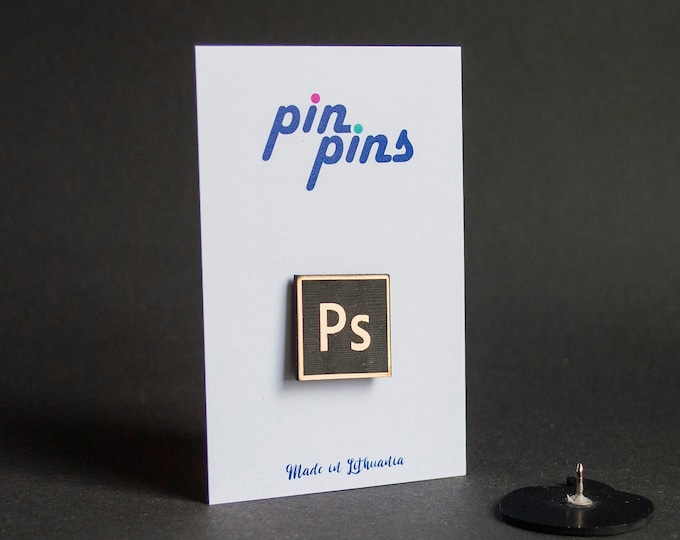 Lasso Tool Pin — Photoshop Enamel Pin Illustrator Artist Vector Geeky ...