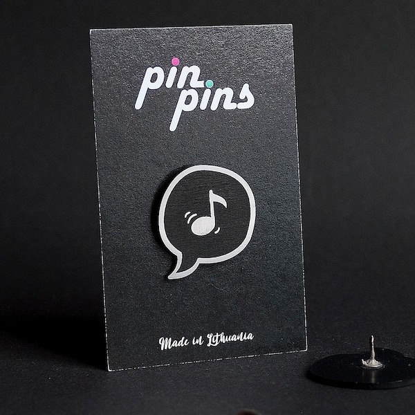 Music Note Pin Pins, Song Sound Badge, Music Brooch, Clothing Accessory ...
