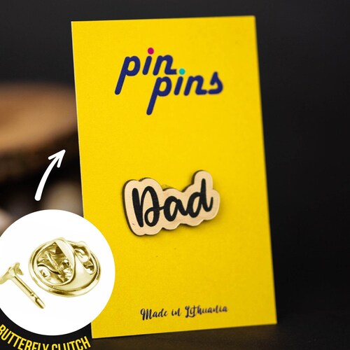 Best Dad Pin Father's Day Pin Gift for Parents New Dad - Etsy