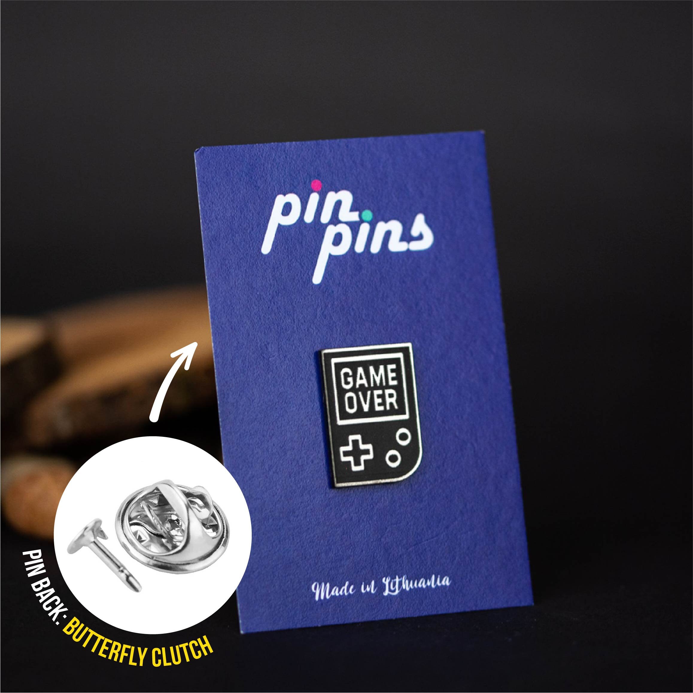 Game Over Asexual Game Pin Pins, Gamer Pins, Game Pins, Playing Pin ...