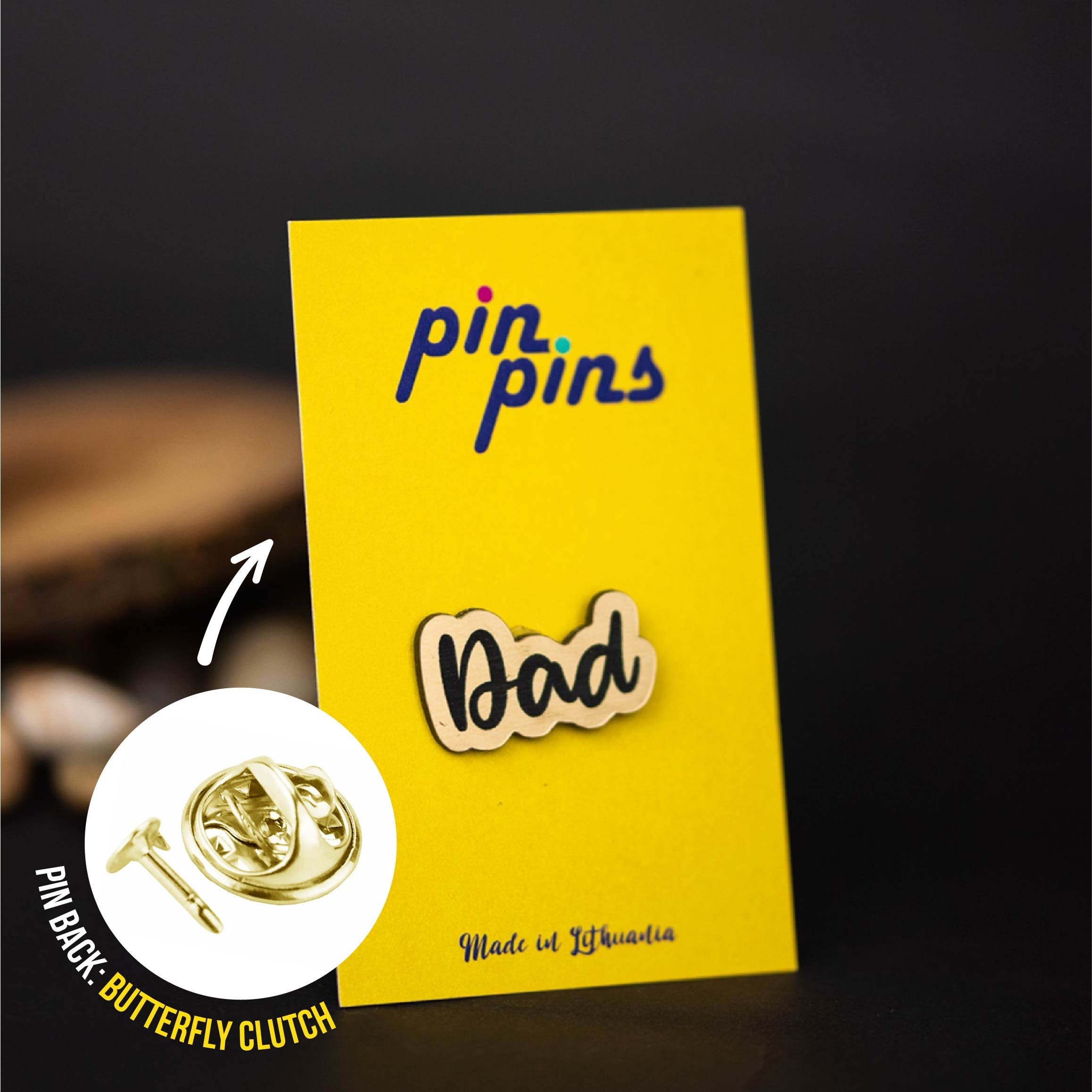 Best Dad Pin! Father's Day Pin, Gift for Parents - New Dad Gift ...