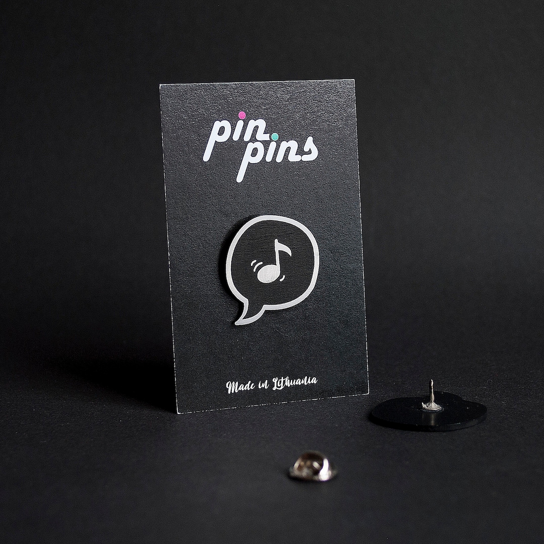 Music Note Pin! - Pins, Song Sound Badge, Music Brooch, Clothing ...