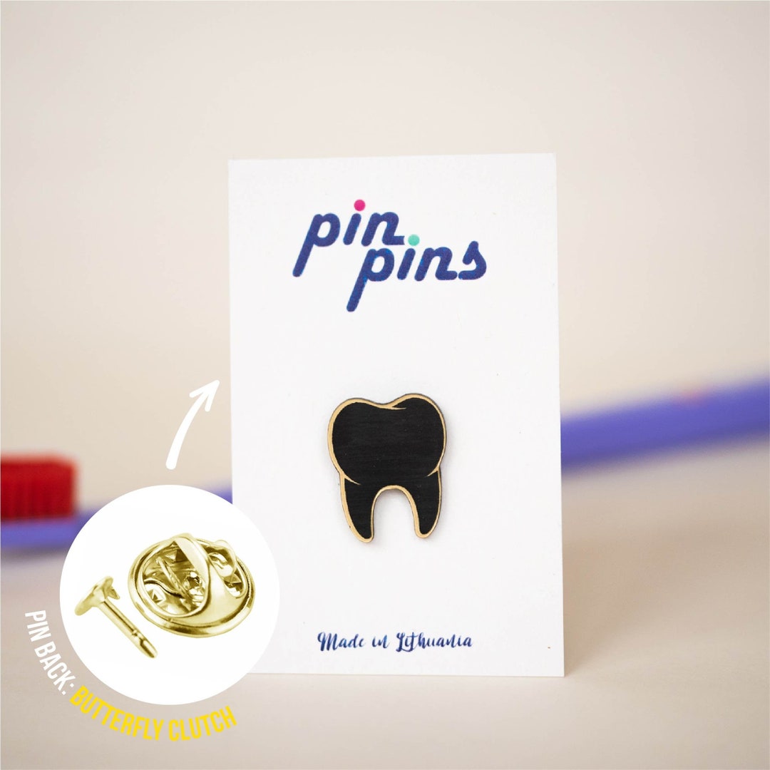 Dentist Pin! - Badges, Brooch, Dentist, Tooth Teeth, Dental Hygienist ...