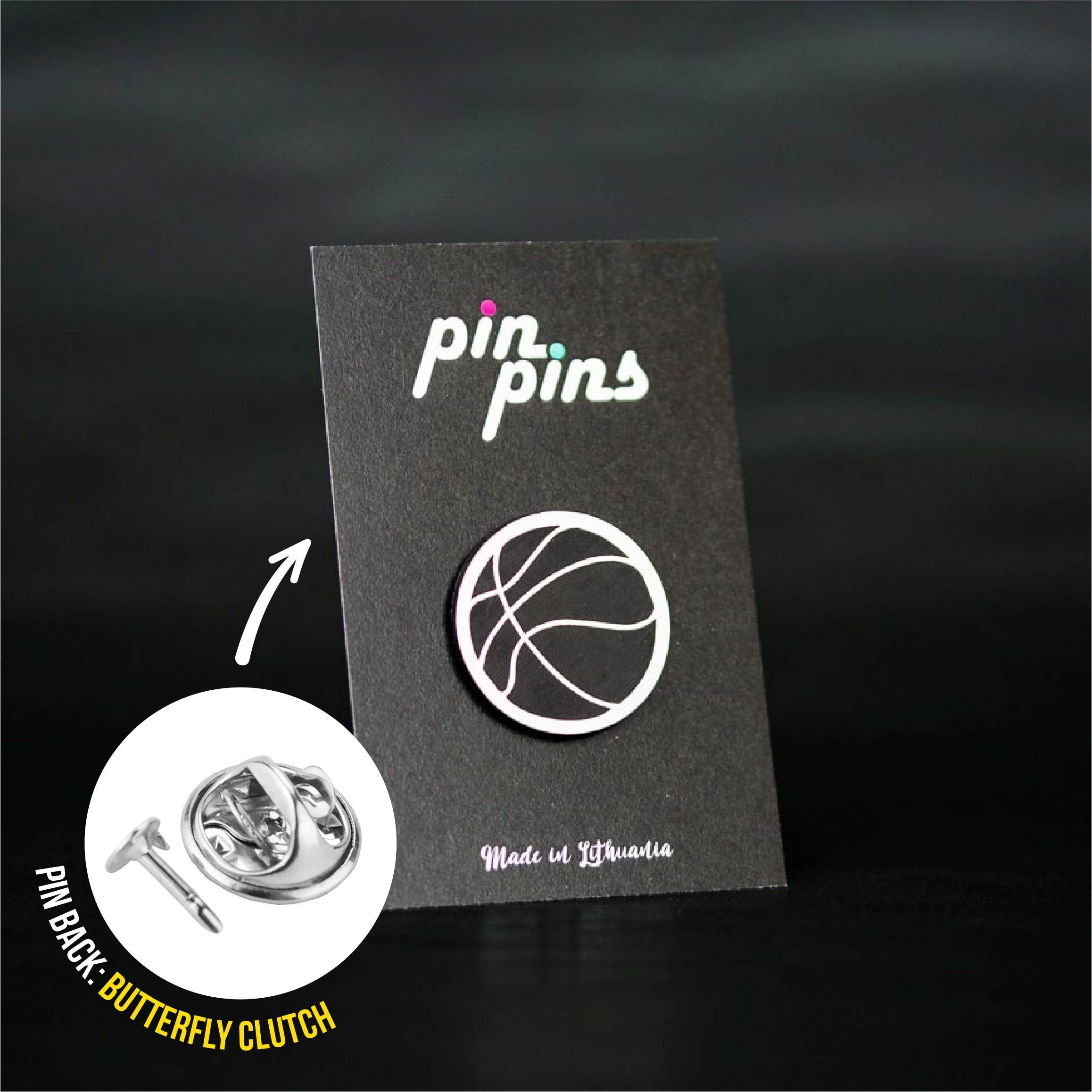 Basketball Game Ball Pin Pins Brooch Badges Basketball - Etsy UK