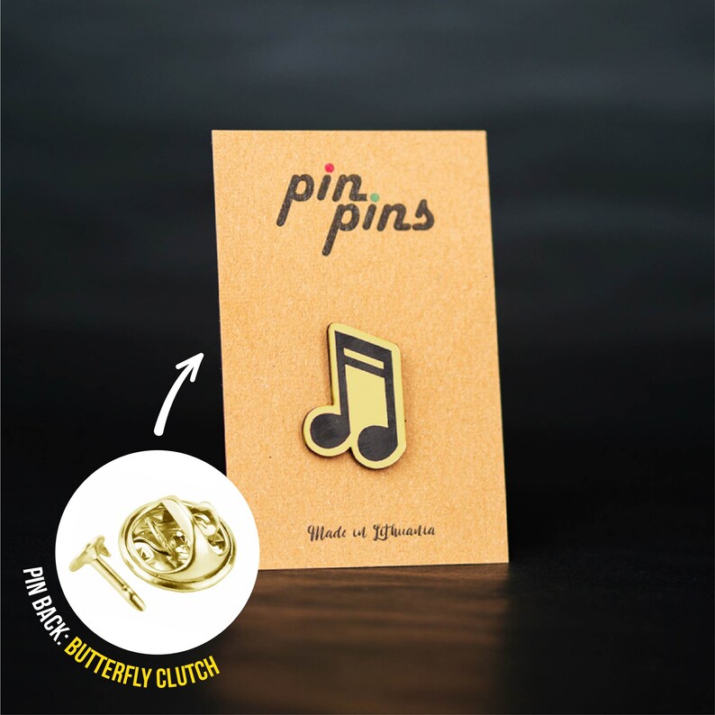 Music Note Pin! - Pins, Song Sound Badge, Music Brooch, Clothing ...