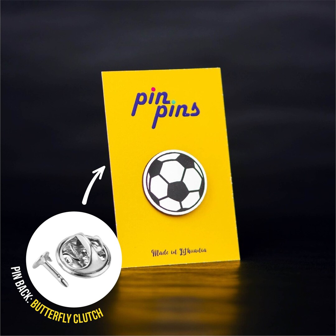 Football Soccer Ball Pin! - Brooch, Badges, Football Player, Clothing ...