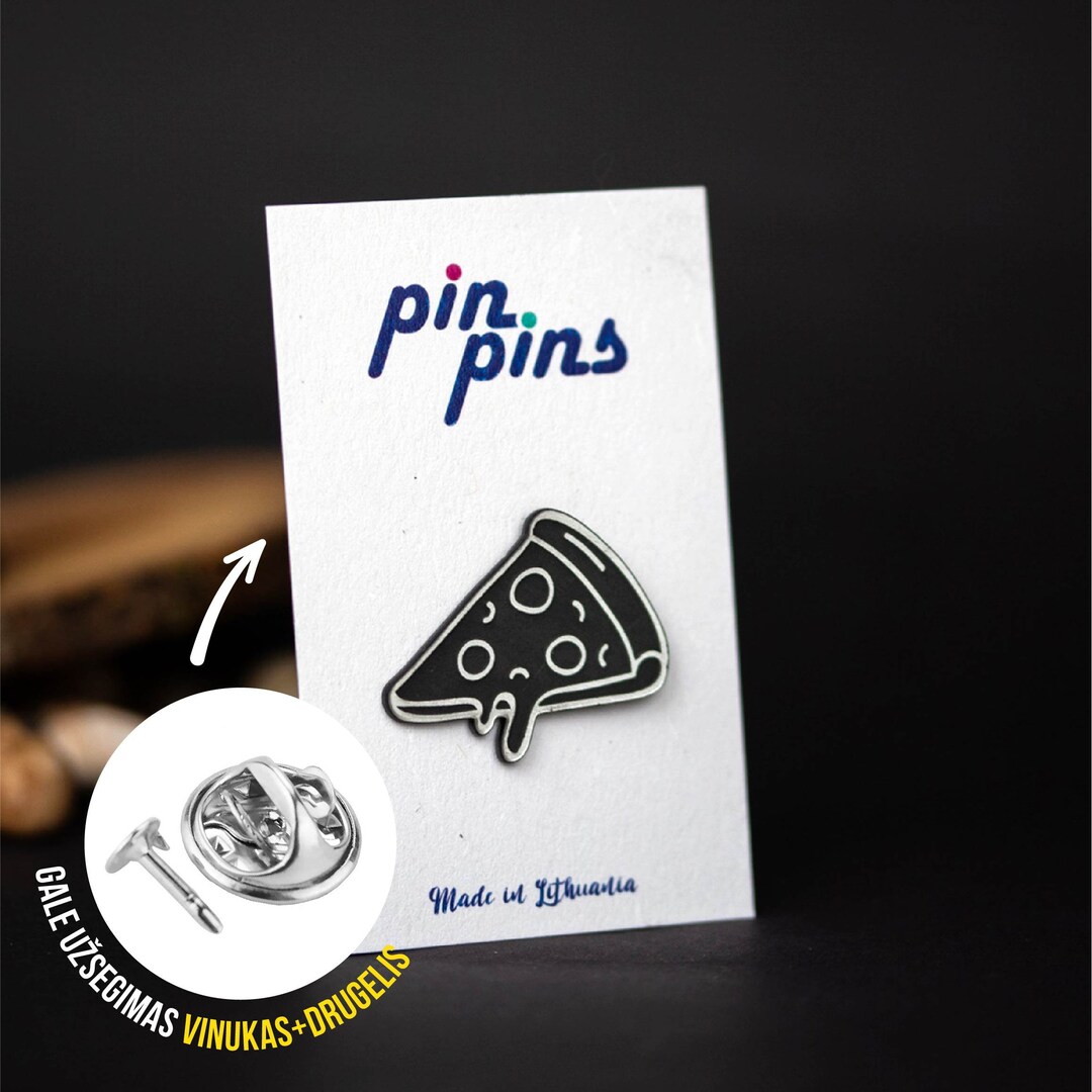 Pizza Lover Pin! - Pins, Badges, Brooch, Pizza Pins, Food Pins, Food ...