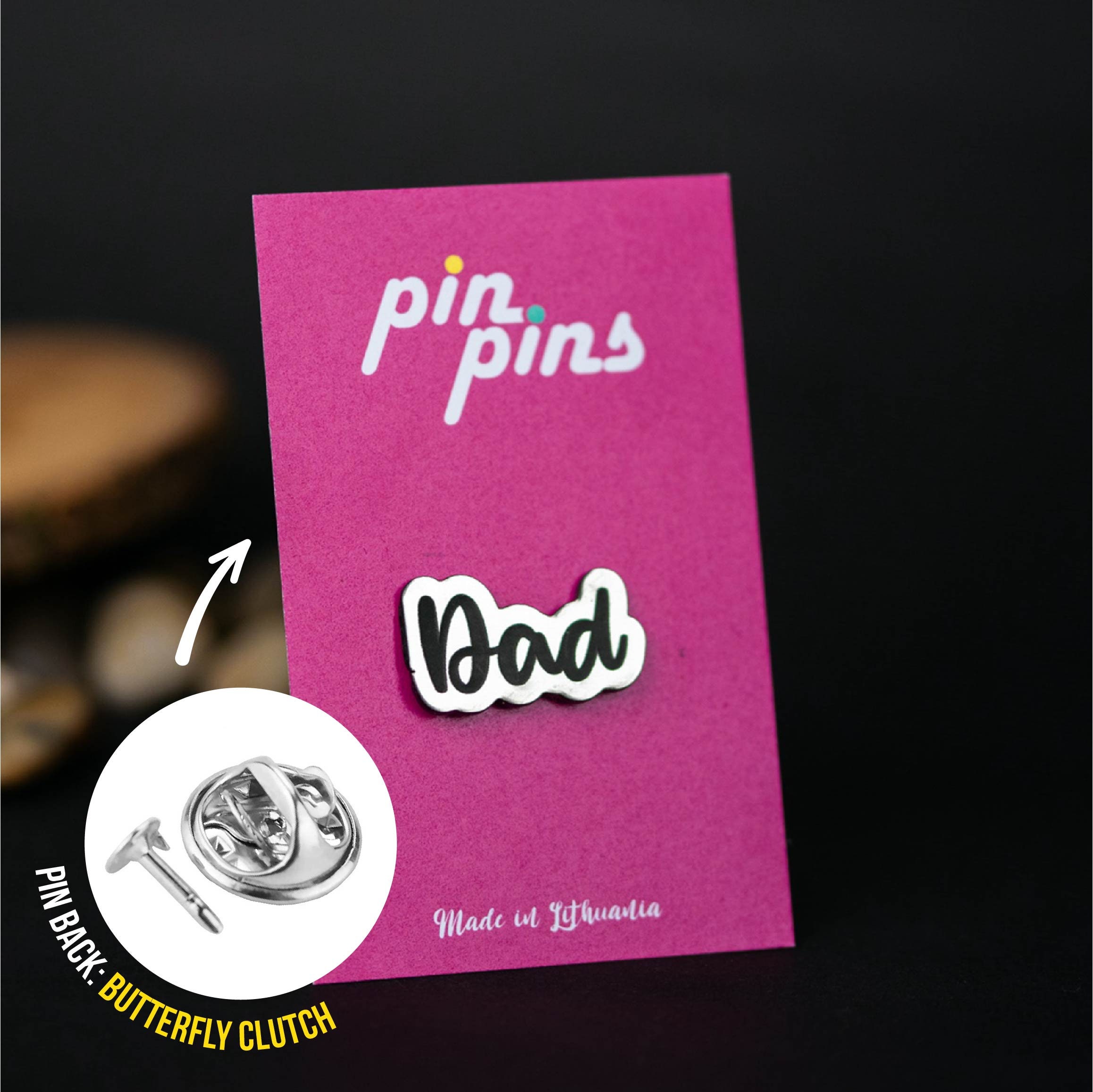 Best Dad Pin! Father's Day Pin, Gift for Parents - New Dad Gift ...