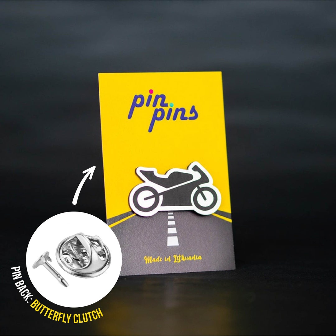 Motorcycle Moto Auto Lovers Pin! - Biker Moto Driving Badges, Brooch ...