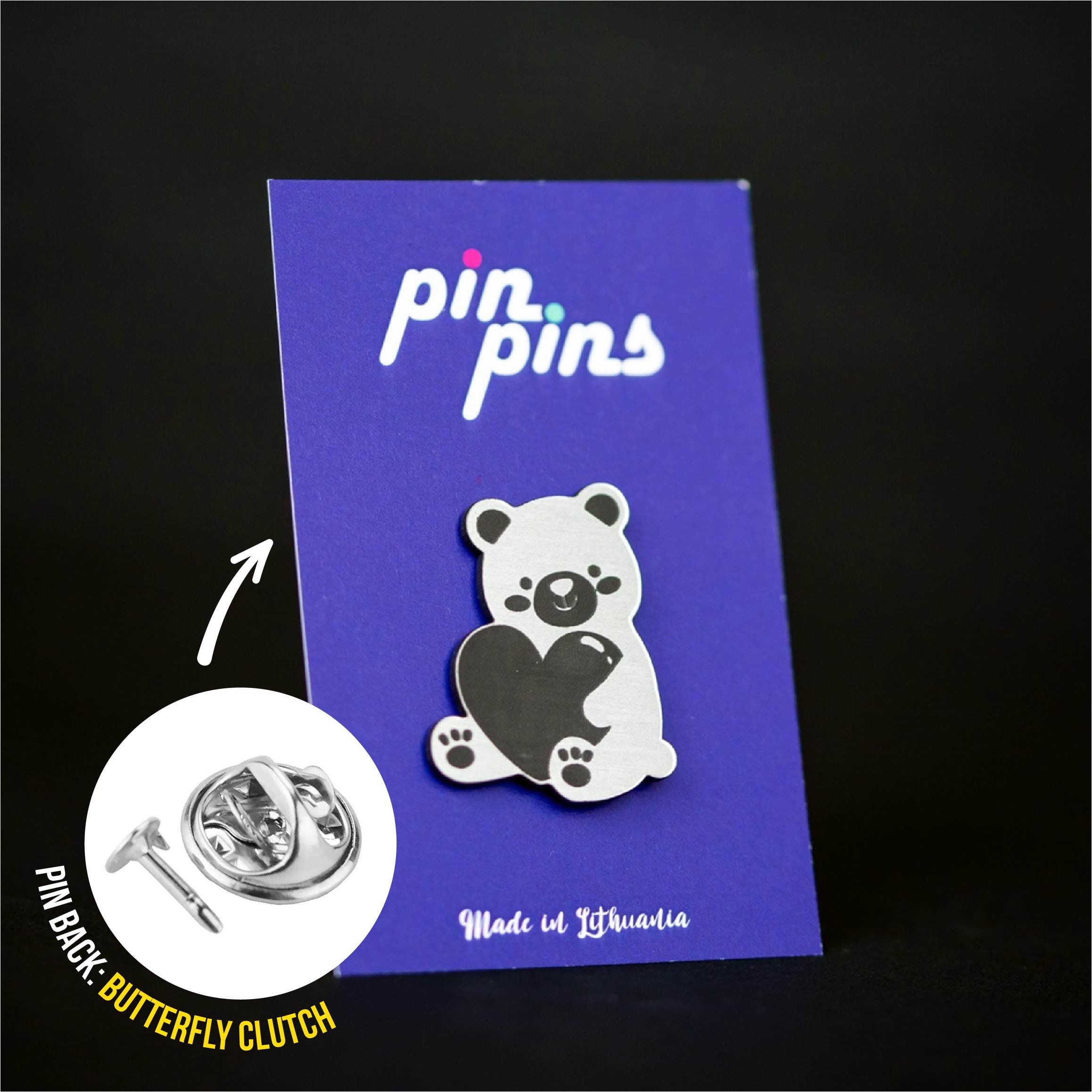 Teddy Bear Love Pin Cute Pins, Bear Pin, Badges, Brooch, Love Day ...