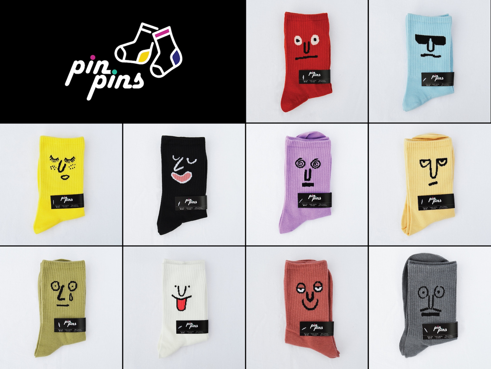 Funny Crazy Face Socks Colored Original Gift Pack Best Gift - Etsy