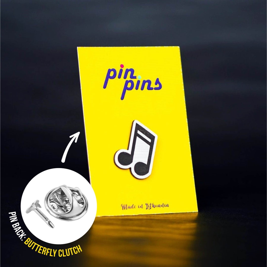 Music Note Pin! - Pins, Song Sound Badge, Music Brooch, Clothing ...