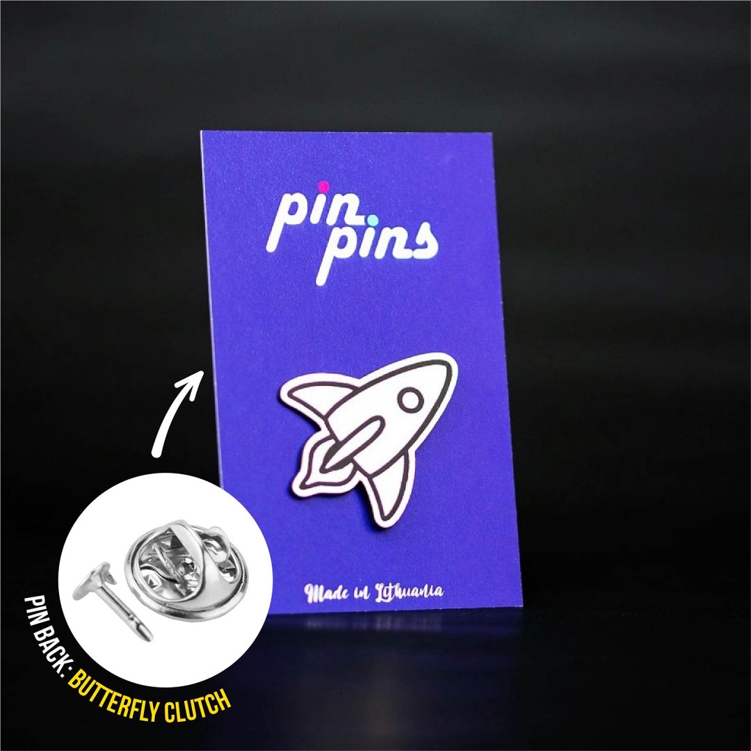 Rocket Ship Space Pin! - Pins, Badges, Brooch, Space, Cosmos Pin, Space ...