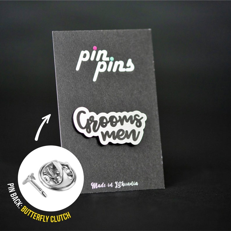 Groomsmen Pin Badges, Brooch, Wedding Pin, Team Groom, Gift for ...