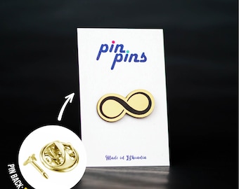 Brass Infinity Pin - Etsy