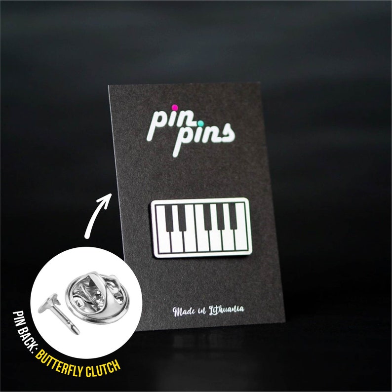 Piano Music Keyboard Pin Pins Song Badge Music Brooch | Etsy