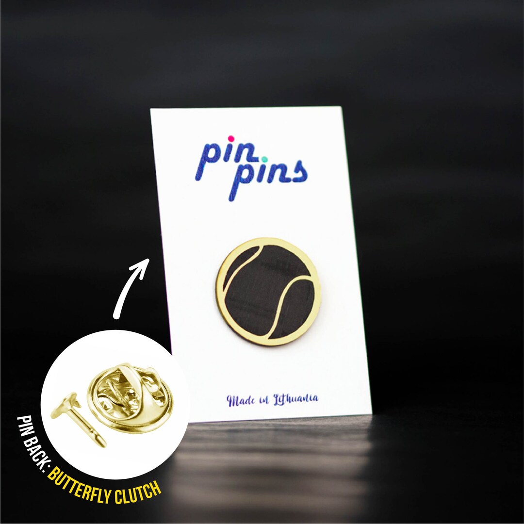Tennis Game Ball Pin! - Pins, Brooch, Badges, Tennis Player, Clothing ...