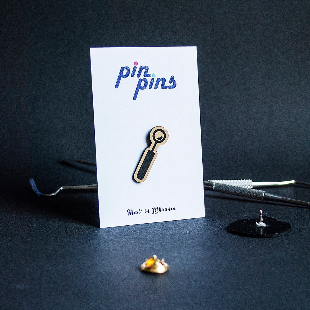 Dentist Instrument Pin! - Badges, Brooch, Dentist, Tooth Teeth, Dental ...
